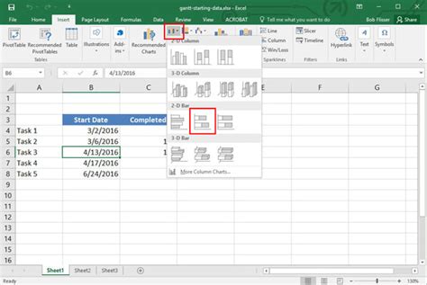 Cara Membuat Gantt Chart Di Excel Warga Co Id