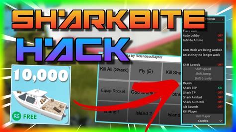 Op Sharkbite Script Gui Infinite Ammo And Aimbot And Fly Hacks And