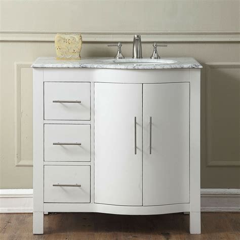 Narrow Bathroom Vanity And Sink Rispa