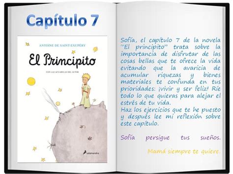 enseñanza del capitulo 7 de el principito Brainly lat