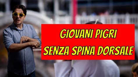 I Giovani Pigri Che Non Hanno Voglia Di Lavorare Stanno Danneggiando Le