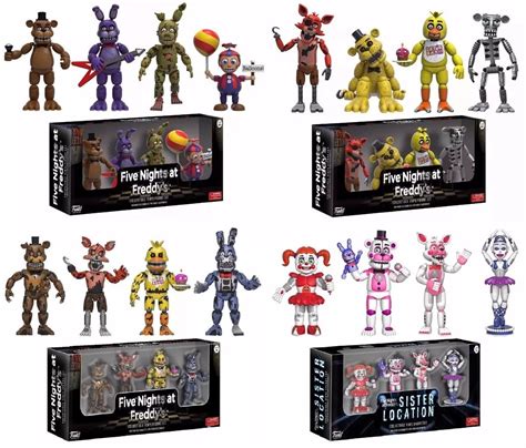 Kit Five Nights At Freddy s Funko Fnaf Coleção 16 Bonecos R 589 90