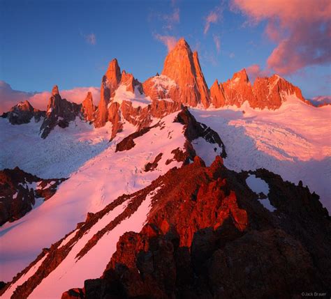 Fitz Roy Sunrise El Chaltén Argentina Mountain Photography by Jack