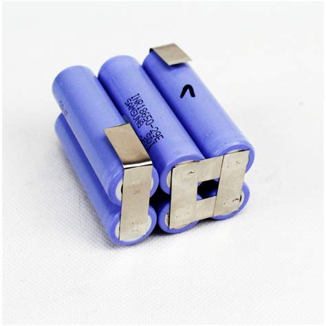 Li Ion Akku INR18650 BAK 3S1P Pyramide 10 8 V 12 V 2 5 Ah 10A Mit L