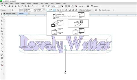 How To Create D Text In Coreldraw