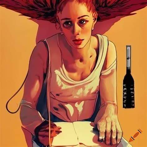 Rockwell Inspired Graphic Novel Illustration From Lsd Noir Desert On Craiyon