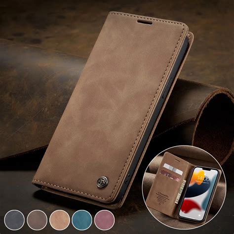 Capa Carteira Flip De Couro Para Samsung Galaxy A13 A33 A53 A72 A52s
