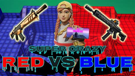 SUPER CRAZY RED Vs BLUE Fortnite Map FN Games The Best Fortnite