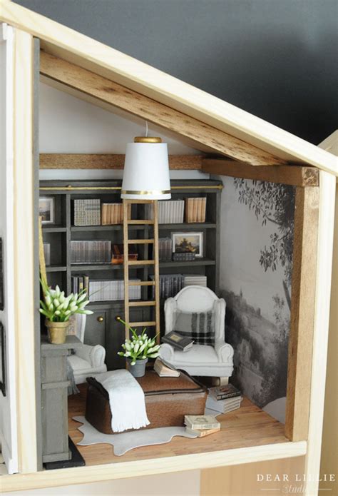 Dollhouse Study Living Room Dear Lillie Studio