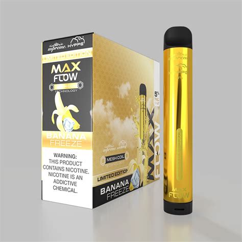 Hyppe Max Flow Banana Freeze Disposable Vape Puffholic Vape