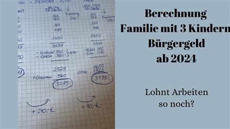 Arbeit vs Bürgergeld Lohnt sich arbeiten so noch YouTube