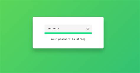 password strength checker in css and javascript