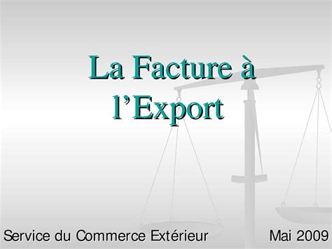 Calaméo La Facture à lExport