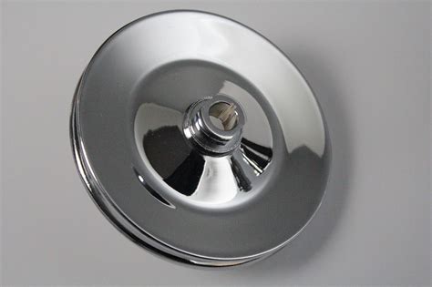 SBC Small Block Chevy Chrome Saginaw Power Steering Pump Keyway