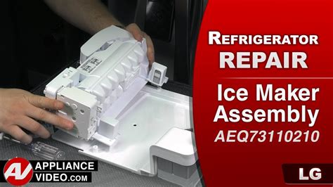 LG Refrigerator Not Dispensing Ice Ice Maker Assembly Repair YouTube