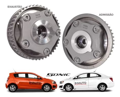 Kit Polia Comando Válvula Admissão Escape Gm Sonic 1 6 Parcelamento