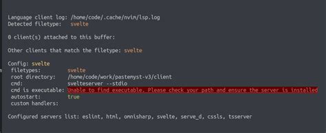 Svelte Unable To Find Executable Please Check Your Path And Ensure