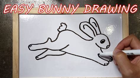 How To Draw A Bunny Step By Step Easy Bunny Drawing Tutorials For