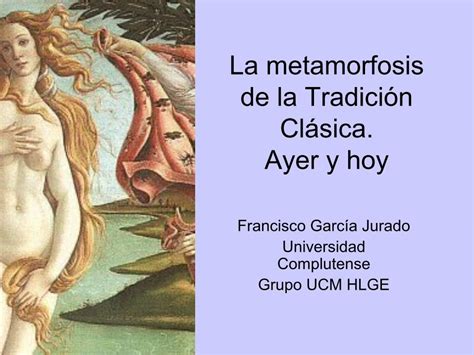 PDF La metamorfosis de la tradición clásica DOKUMEN TIPS