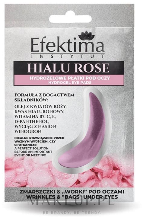 Efektima Instytut Hialu Rose Hydrogel Eye Pads Hydrożelowe płatki pod