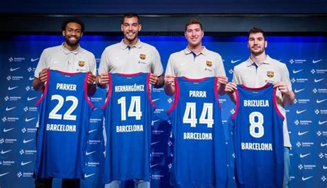 El Barça presenta a sus cuatro fichajes de la temporada 2023 24