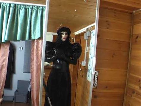 Rubberdoll Lisas Latex Gothic Dress Youtube