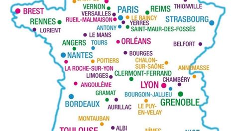 Poitier Sur Carte De France Altoservices