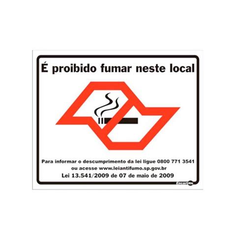 Adesivo Proibido Fumar Neste Local Encartale