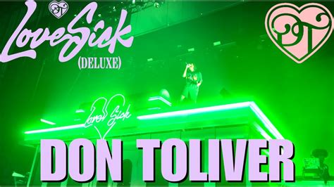 Don Toliver Concert Love Sick Phoenix Front Row Youtube