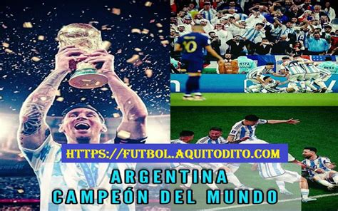 Argentina Campeón del Mundial de Qatar 2022 con su figura Lionel Messi
