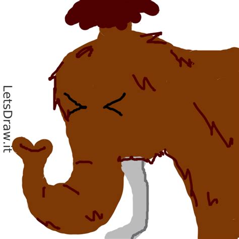 How To Draw Mammoth Yrjgxgbci Png LetsDrawIt
