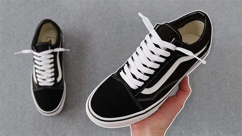 HOW TO LACE VANS OLD SKOOLS BEST WAY YouTube
