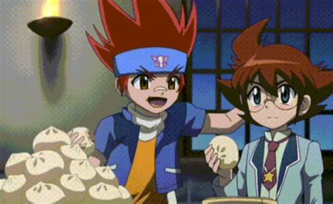 2 Gifs I Made Of Gingka And Yuki With Dumplings Beyblade Amino