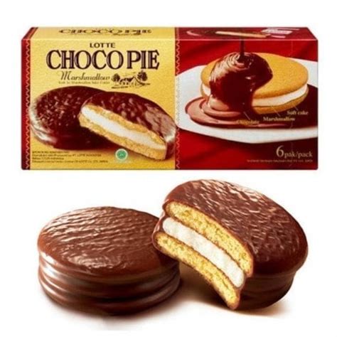 Jual Ss Lotte Choco Pie Chocopie Nabati G Isi Pcs Per Kotak