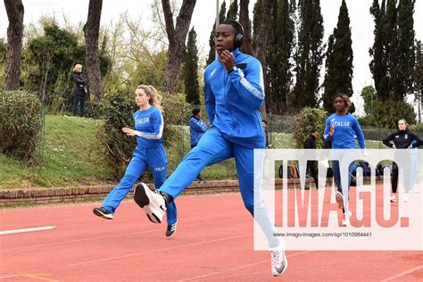 Italian Track And Field Sprinter Fausto Eseosa Fostine Desalu Trains At