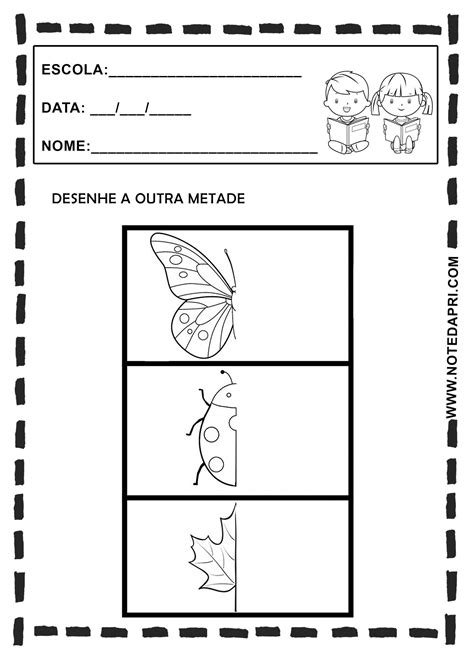 Atividade De Simetria 4 Ano GAMEDUCA
