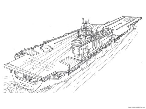 Aircraft Carrier Coloring Page Ideas Aircraft Carrier Coloring Page