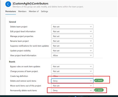 delete workitem permissions in azure devops