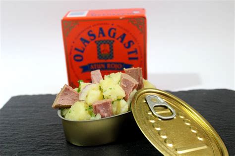Papas aliñás con atún del Cantábrico