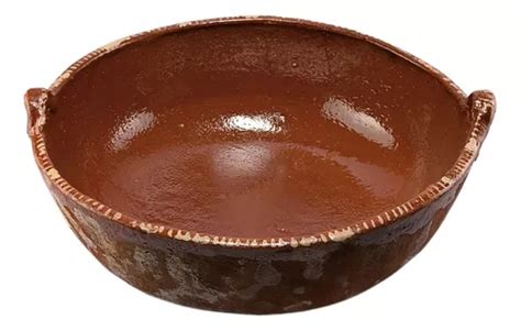 Cazuela Arrocera Barro Molera Tradicional Mediana