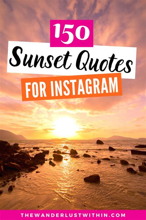 300 Perfect Sunset Captions For Instagram Puns Quotes Sayings 2024