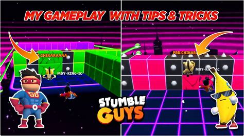 MY BLOCK DASH GAMEPLAY WITH TIPS AND TRICKS STUMBLE GUYS YouTube