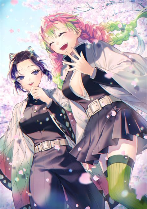 Shinobu And Mitsuri Wallpapers Wallpaper Cave