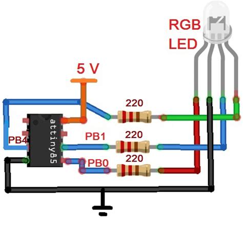 Led Interfacing With Arduino Circuit Diagram Circuit Diagram