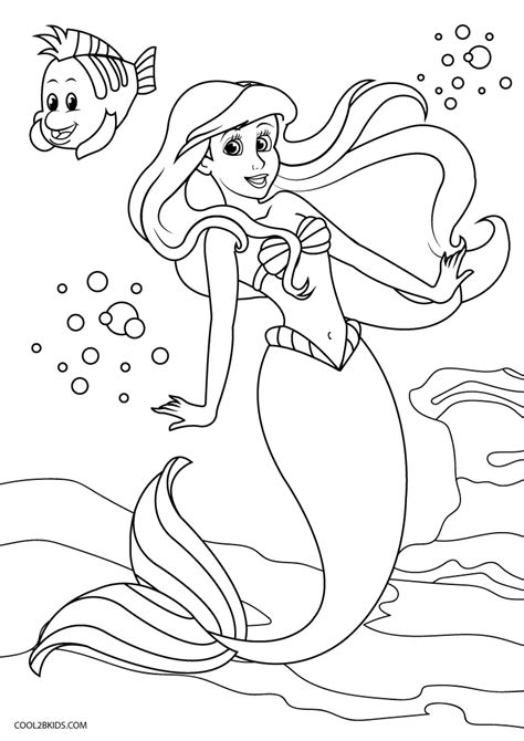 Coloriages La Petite Sirène Coloriages Gratuits à Imprimer