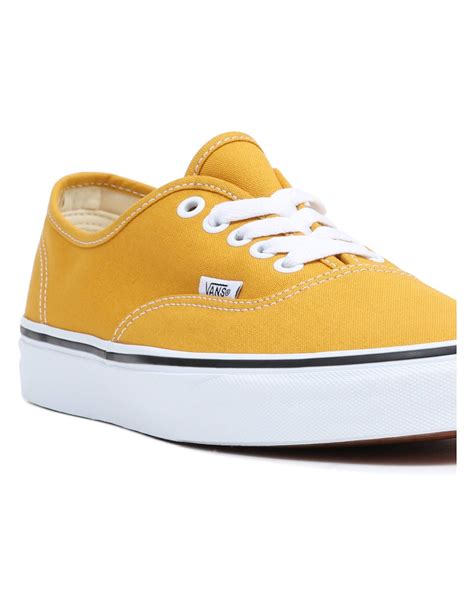 Vans UA Authentic Color Theory Golden Yellow Sneakers Snowleader