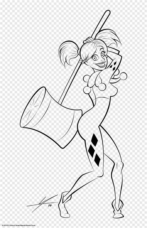 Dibujo Chibi Harley Quinn Para Colorear