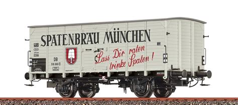 Brawa 50938 3er Set gedeckte Güterwagen G10 Biermarken DB Ep III