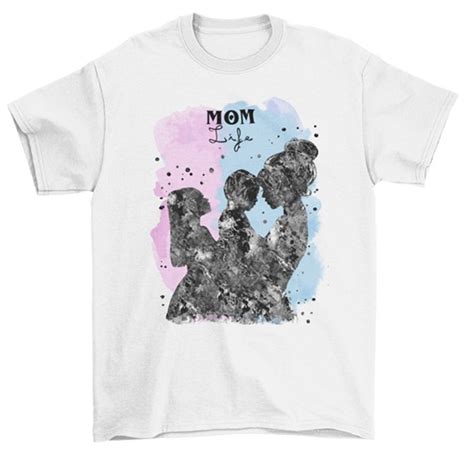 Camiseta día de la madre life mom hija e hijo Holda