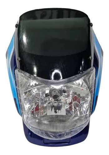 Carenaje Con Farola Bajaj Platino 100 125 Azul Vaox